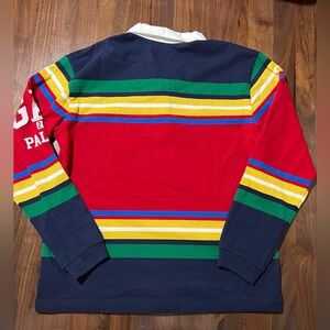 PALACE | Shirts | Palace Gap Rugby Shirt Navy Multi Stripe Mens Size ...